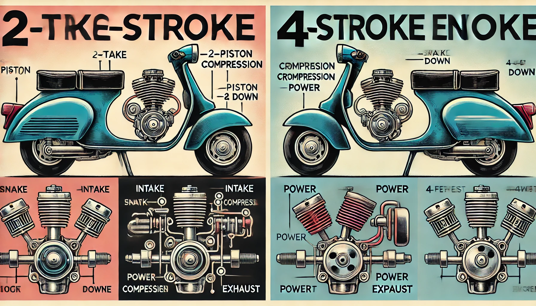 2 Takter & 4 Takter Roller Motor – was ist der Unterschied?