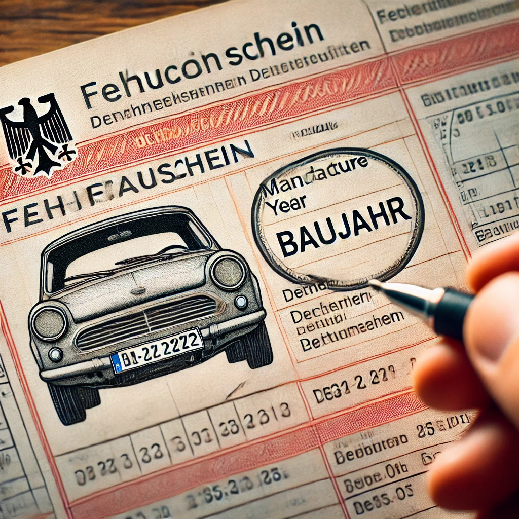 Luxus Auto Baujahr Herausfinden Ebenbildnull