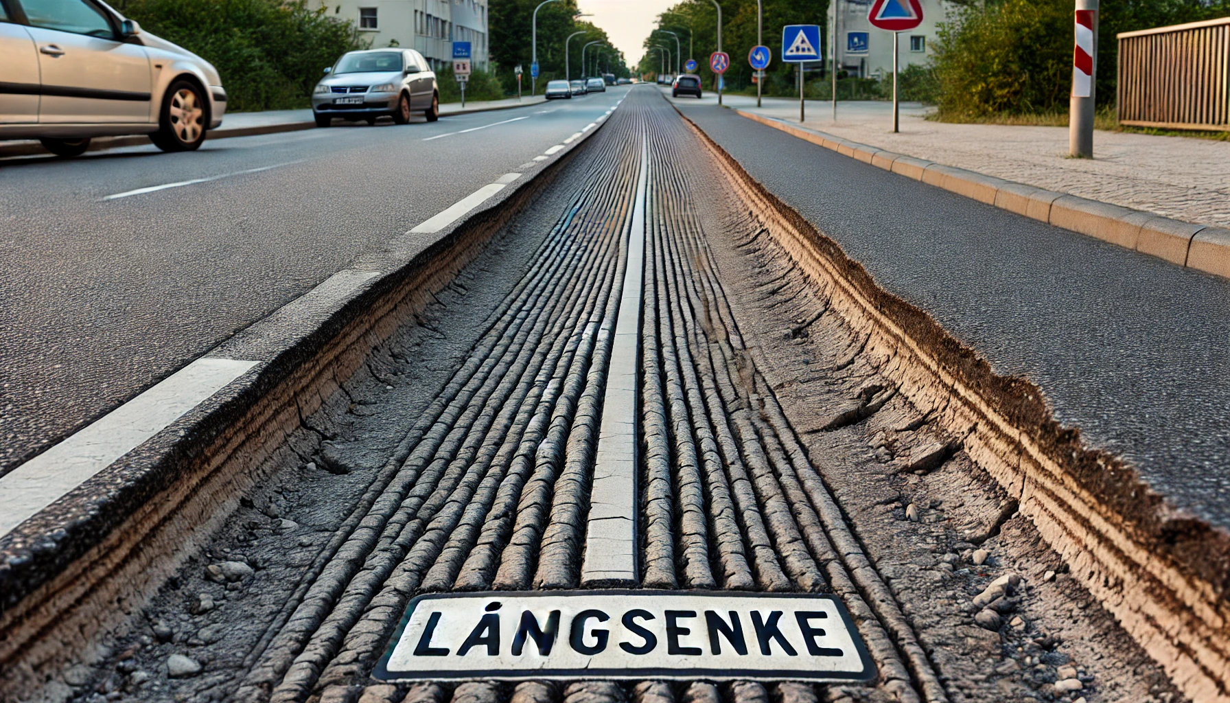 Was Sind Fahrbahnsenken